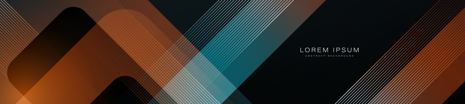 Abstract blue square shape overlay background Vector Image