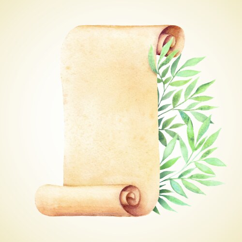 Watercolor wax stamp Royalty Free Vector Image