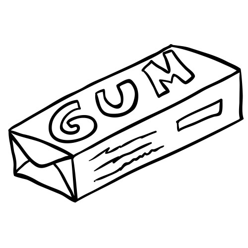 Pack of gum Royalty Free Vector Image - VectorStock