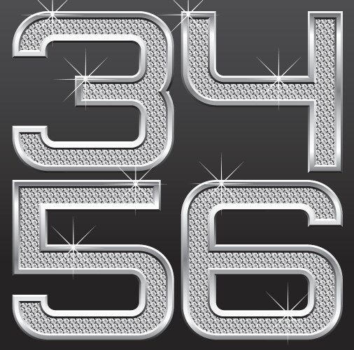 Diamond Numbers Vector Images (over 3,300)