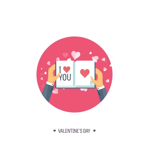 Cartoon book holding a sign Royalty Free Vector Image