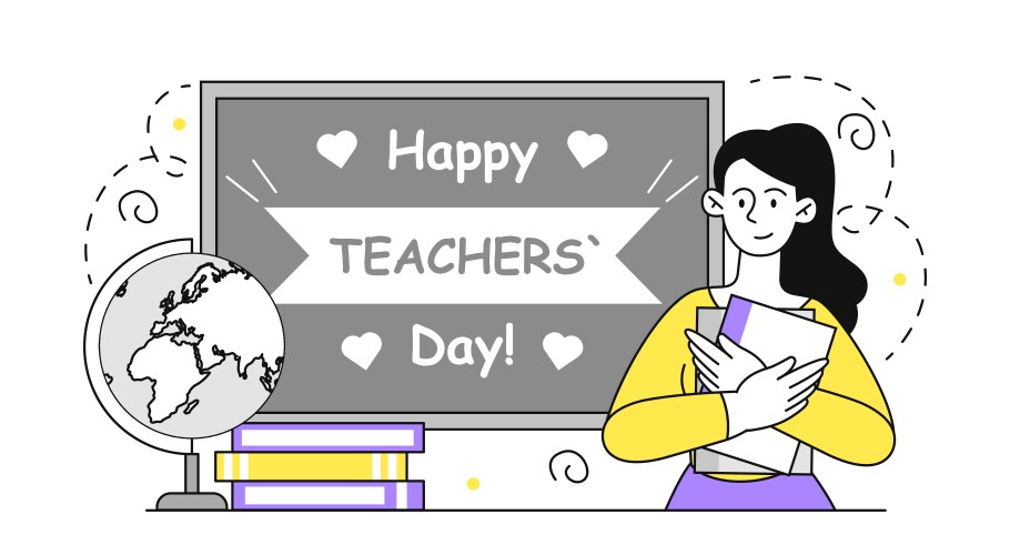 Happy Teachers Day Cartoon Vector Images (over 2,700)