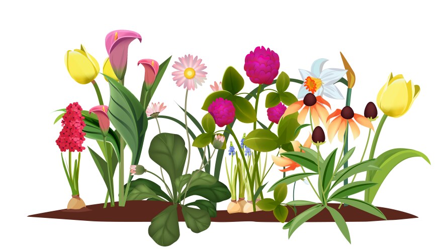 Spring Flower Cartoon Vector Images (over 100,000)