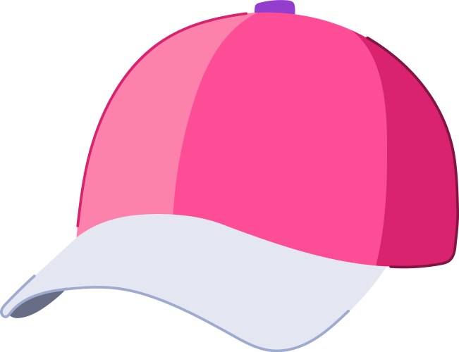Hat baseball cap cartoon Royalty Free Vector Image