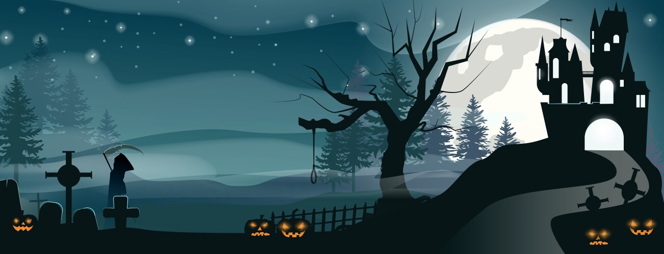 Grim Reaper Banner Vector Images (over 260)