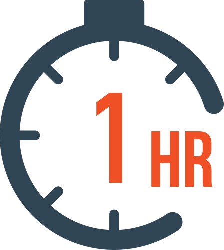 5 minutes timer stopwatch or countdown icon time Vector Image