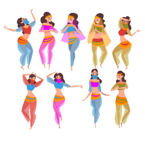 Arabic Belly Dance Vector Images (over 350)