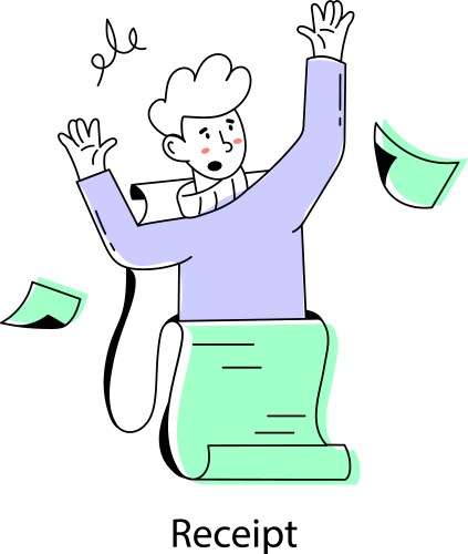 Receipt Royalty Free Vector Image - VectorStock