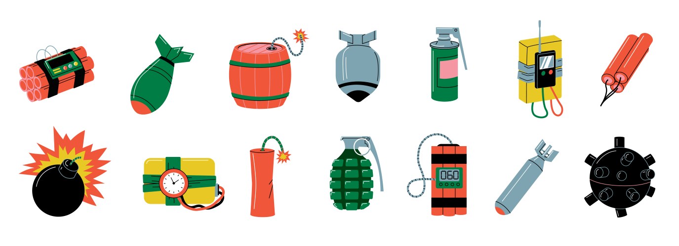 Cartoon Grenade Vector Images (over 2,500)