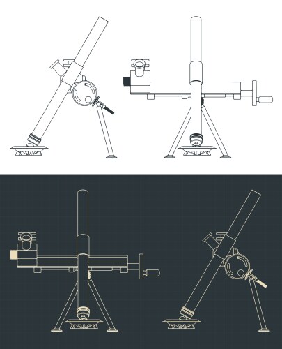 Guns Blueprints Vector Images (over 620)