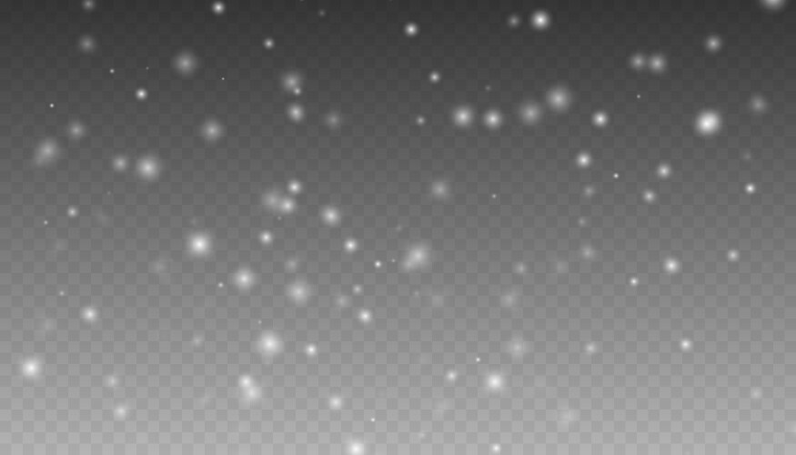 Realistic falling snow Royalty Free Vector Image