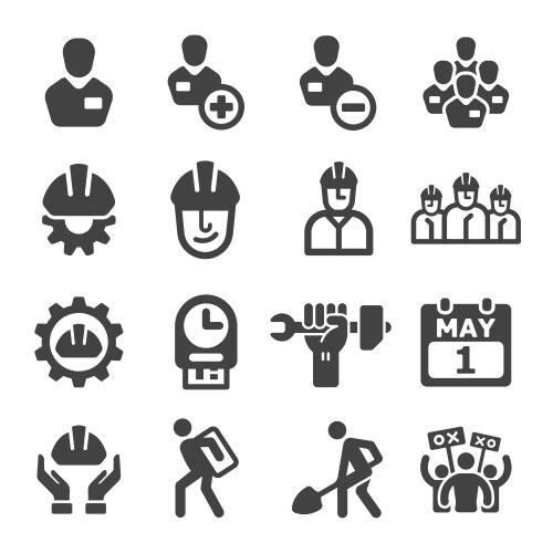 People management icon Royalty Free Vector Image