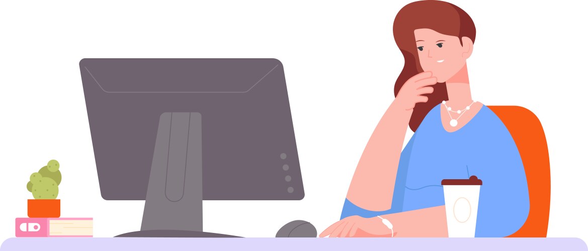 Woman Thinking Vector Images (over 29,000)