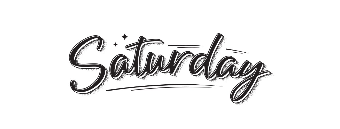 Saturday Vector Images (over 6,100)