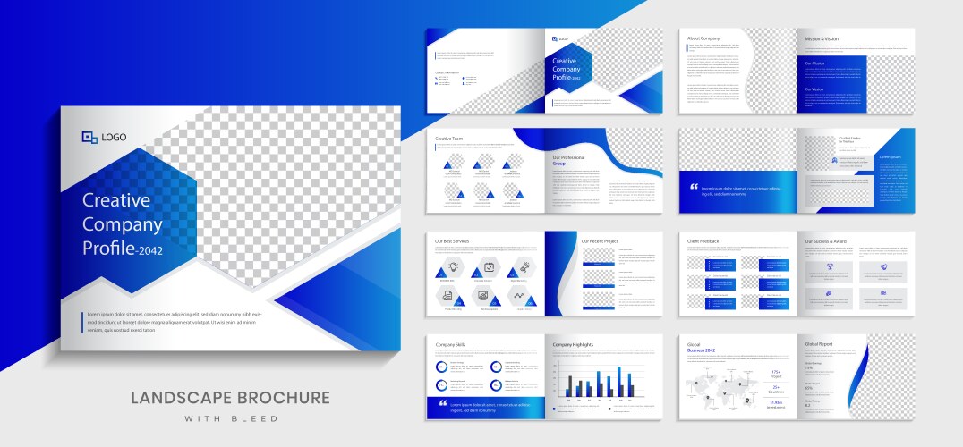 Cover page landscape layout Vector Images & Graphics for Commercial Use ...