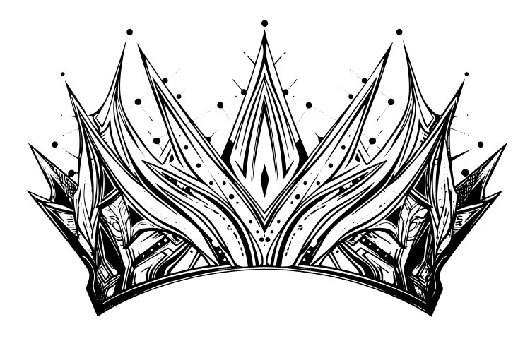 Creepy clown head hand drawn ink sketch engraved Vector Image