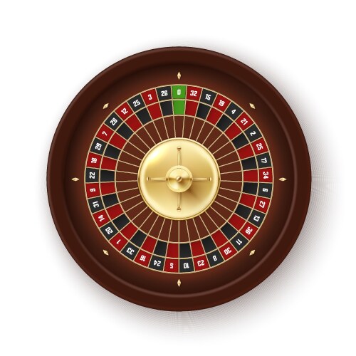 Roulette wheel Royalty Free Vector Image - VectorStock