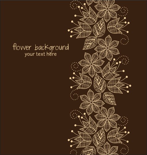 Flora card template with white roses and square Vector Image