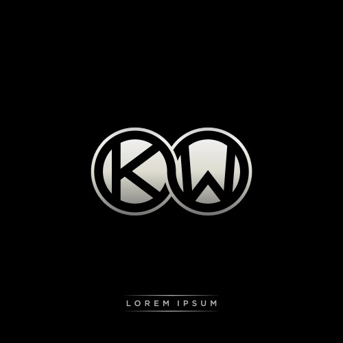 Kw Monogram Vector Images (over 1,400)