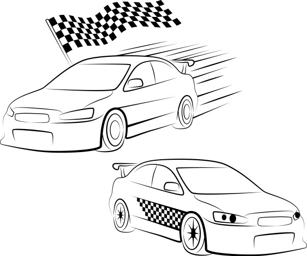 Race Car Silhouette Vector Images (over 26,000)
