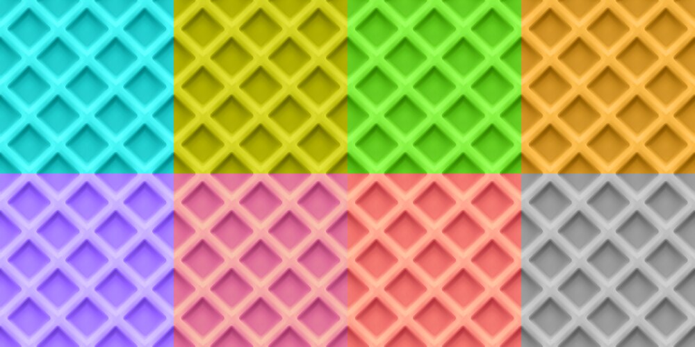 Warp stripped backgrounds in set various colors Vector Image