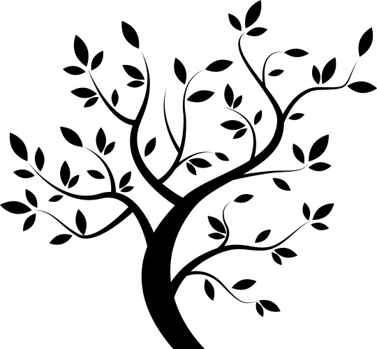 Tree with birds Royalty Free Vector Image - VectorStock