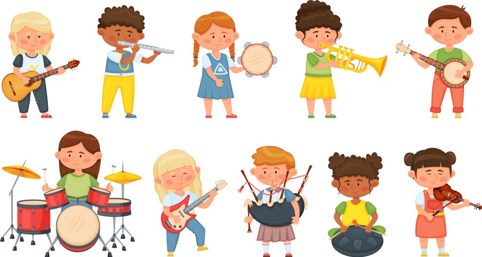 Cartoon Kind Speelt Instrument Claymotions Musical Instruments 🎷