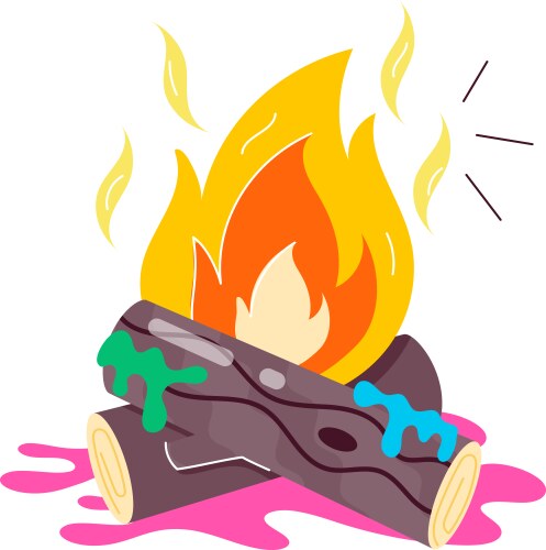 Log Fire Vector Images (over 3,900)