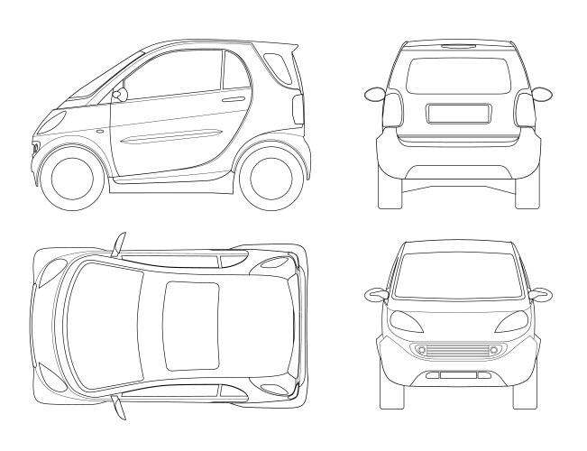 Car Outline Vector Images (over 190,000)