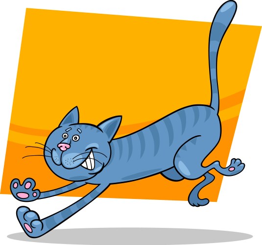Cat Running Vector Images (over 3,100)