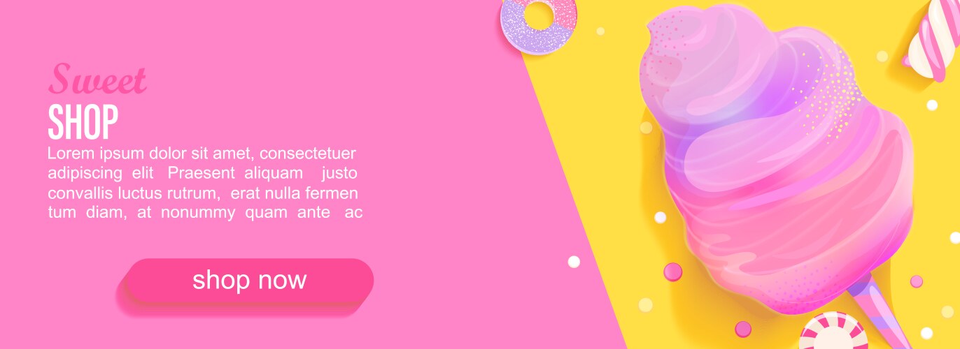 Candy Banner Background Vector Images (over 25,000)