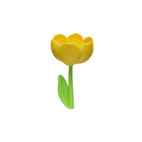 Single Tulip Vector Images (over 1,400)