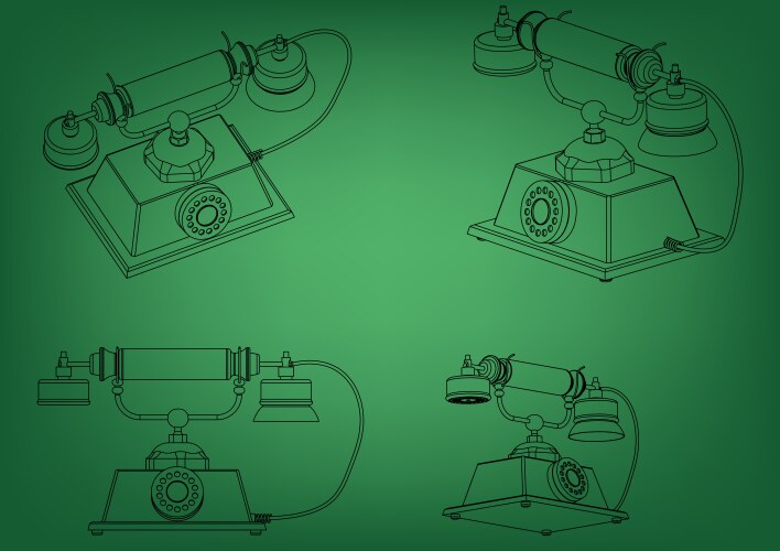 3d model of phone Royalty Free Vector Image - VectorStock