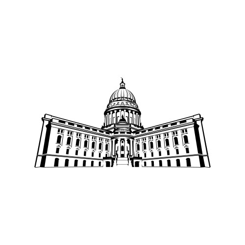 United states of america capitol building Vector Image