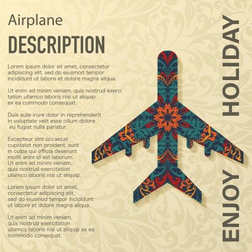 Airplane border Vector Images & Graphics for Commercial Use | VectorStock