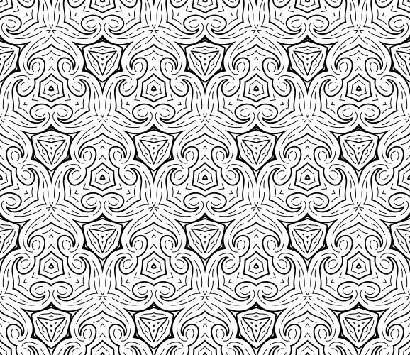 Vintage seamless wallpaper Royalty Free Vector Image