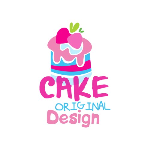 Cake logo Royalty Free Vector Image - VectorStock