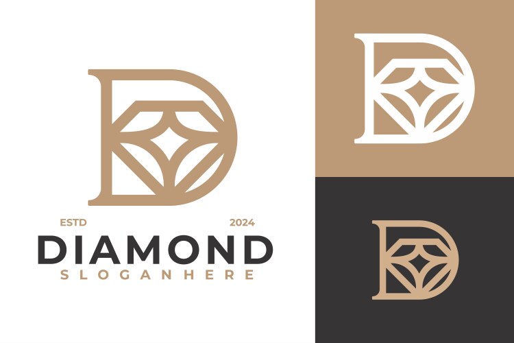 D Diamond Logo Vector Images (over 710)