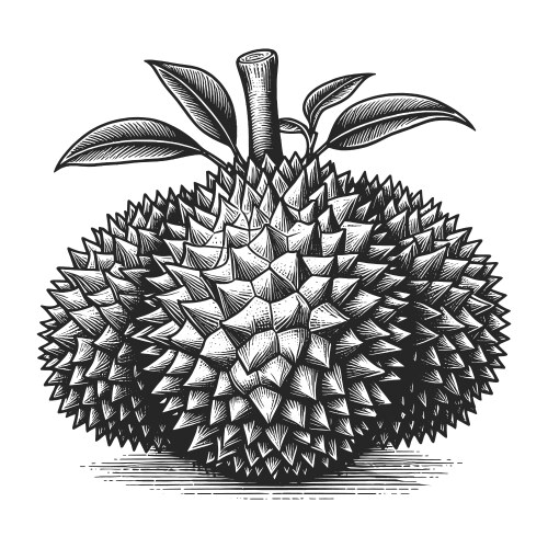 Durian Drawing Vector Images (over 510)