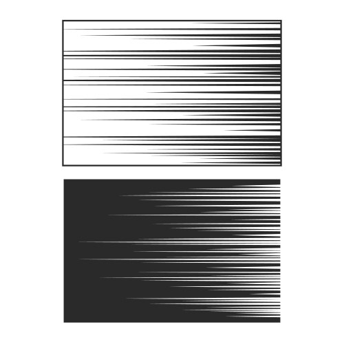 Comic speed lines used in manga anime and Vector Image