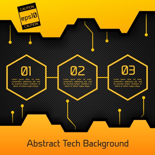 Cyberpunk futuristic poster tech design Royalty Free Vector