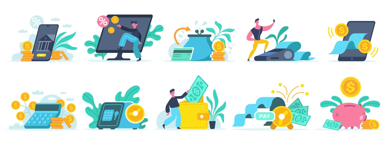 Bank Transaction Vector Images (over 97,000)
