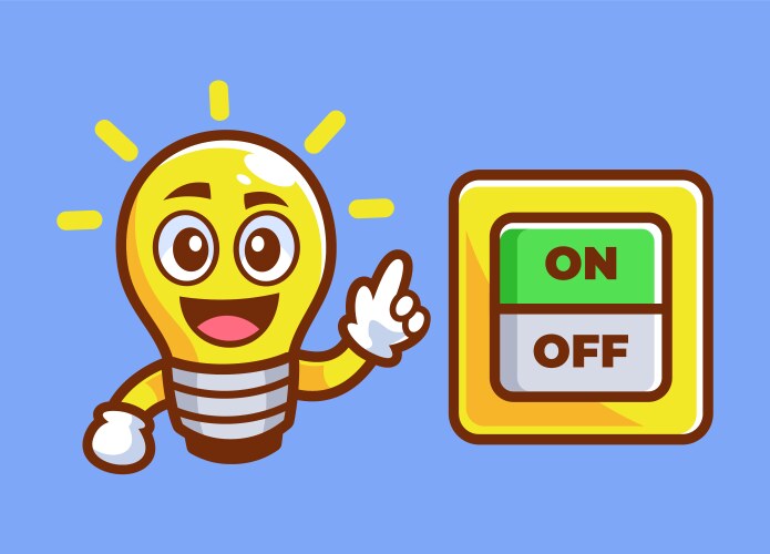 Turn Off the Lights Cartoon Vector Images (over 1,000)
