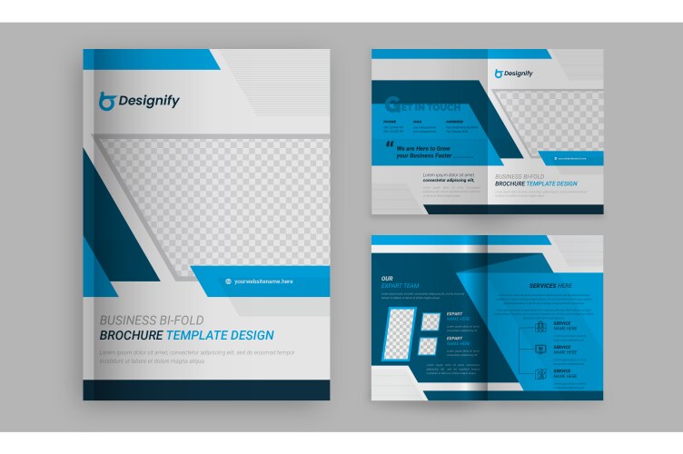 Magazine booklet leaflet flyer corporate creative Vector Image