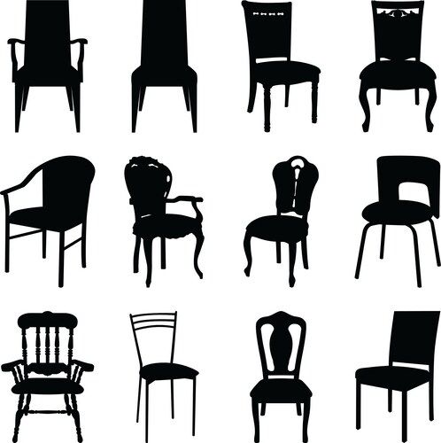 Chairs Royalty Free Vector Image - VectorStock