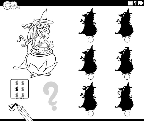 Educational activity with shapes Royalty Free Vector Image