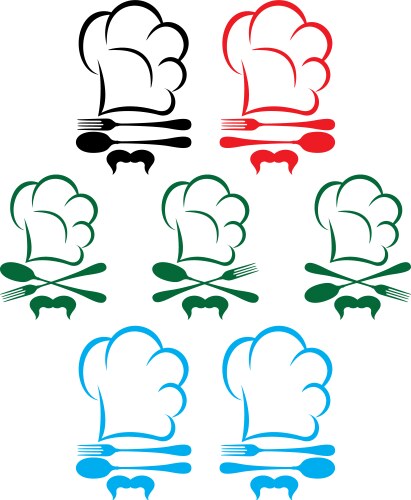 Chef with a spoon Royalty Free Vector Image - VectorStock