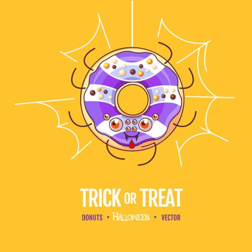Spider halloween Royalty Free Vector Image - VectorStock