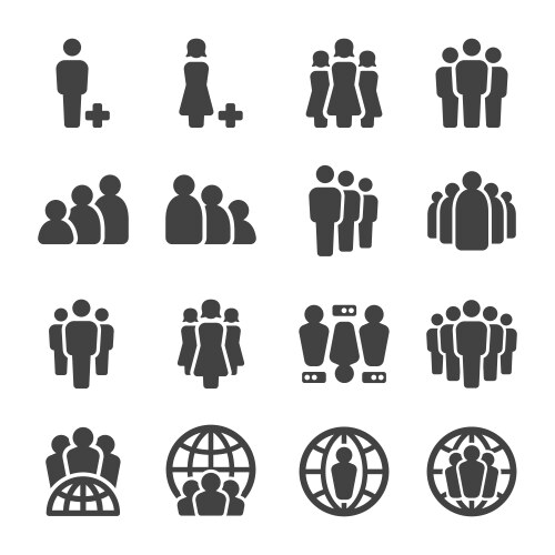Unique person icon Royalty Free Vector Image - VectorStock