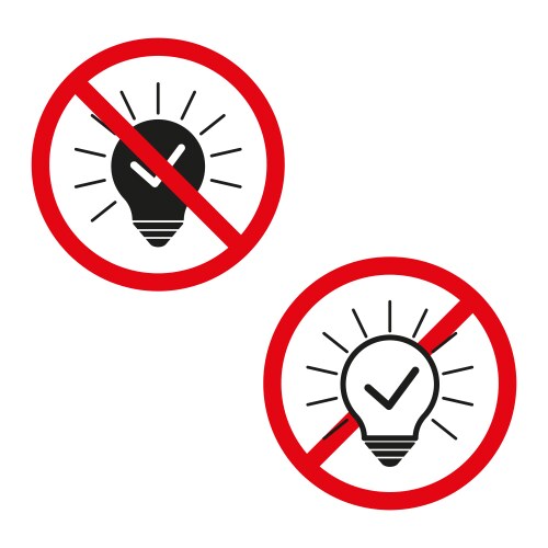 No washing machine red prohibition symbol Vector Image